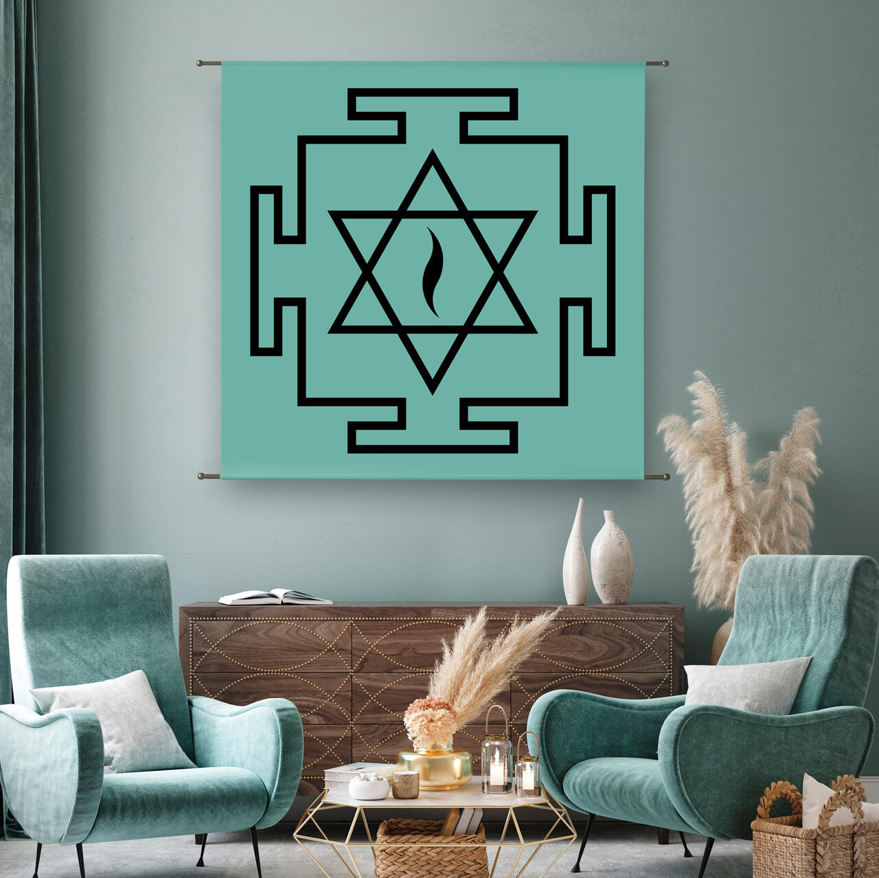 Atman - The Higher-Self Turquoise – Sacred Shapes