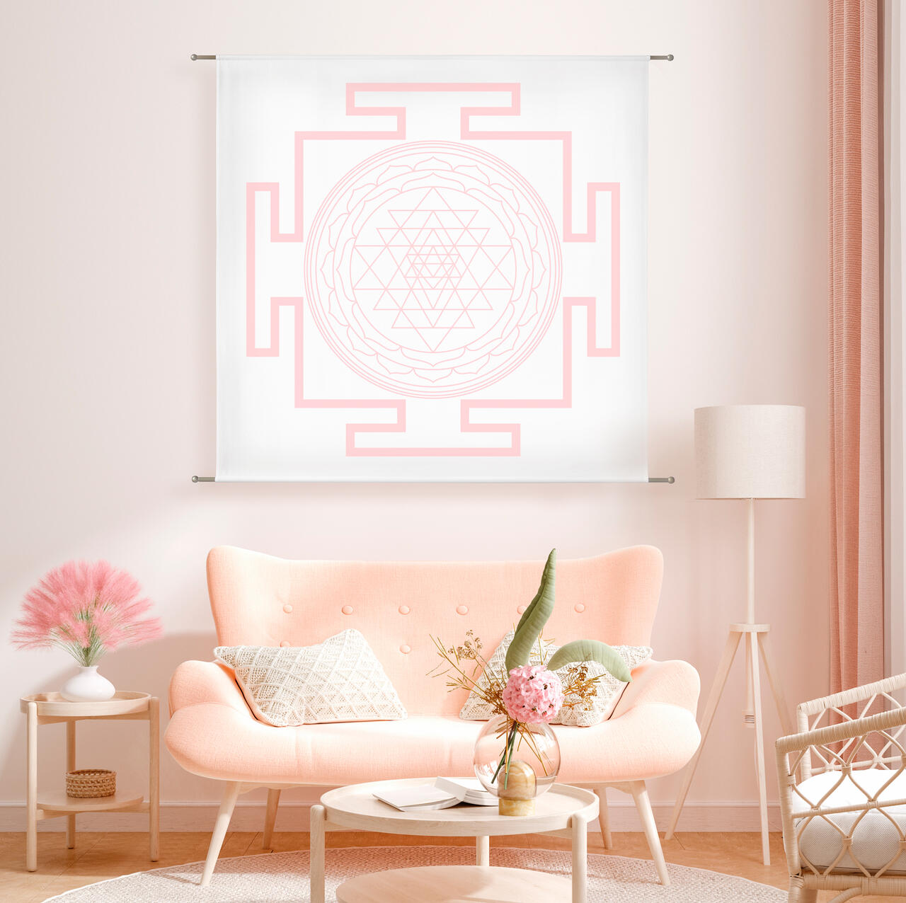 Sri Yantra - Tripura Sundari - Divine Femininity - Rose – Sacred Shapes